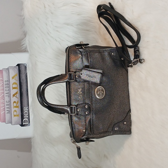 Coach | Bags | Coach Ryder Metallic Leather Bag | Poshmark